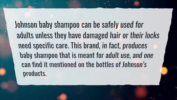 Johnson's Baby Shampoo for Adults: A Comprehensive Guide